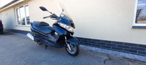 Grey Suzuki Burgman 2008 in Panevezys, with an engine capacity of 0.13 L and mileage of 0 thousand km for 950 €, photo  on AUTOMOTO.COM.LV