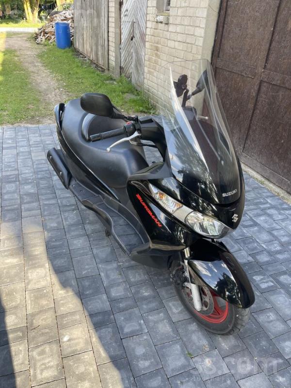 Suzuki Burgman 2008 Jelgava, ar dzinēja tilpumu 0.13 L un nobraukumu 0 tūkst. km par 1400 €, foto 1 vietnē AUTOMOTO.COM.LV