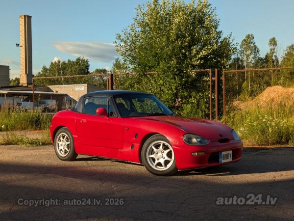 Red Suzuki Cappuccino 1994 in Tallinn, with an engine capacity of 0.70 L and mileage of 144 thousand km for 8500 €, photo 1 on AUTOMOTO.COM.LV