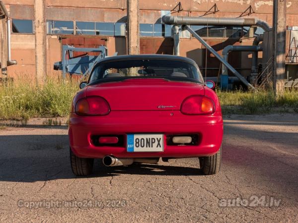 Red Suzuki Cappuccino 1994 in Tallinn, with an engine capacity of 0.70 L and mileage of 144 thousand km for 8500 €, photo 3 on AUTOMOTO.COM.LV