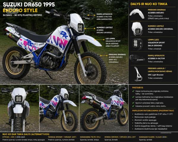 Suzuki DR 1994 in Klaipeda, with an engine capacity of 0.00 L and mileage of 0 thousand km for 980 €, photo 2 on AUTOMOTO.COM.LV