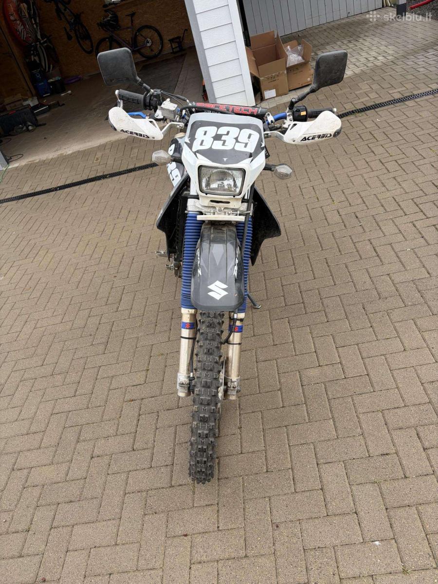 Blue Suzuki DR-Z 2003 in Vilnius, with an engine capacity of 0.40 L and mileage of 21 thousand km for 3300 €, photo 14 on AUTOMOTO.COM.LV