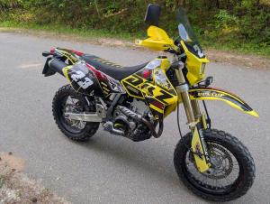 Желтый Сузуки DR-Z 2007 в Зарасай, объемом двигателя 0.40 л и пробегом 35 тыс. км за 4400 €, фото 3 на AUTOMOTO.COM.LV