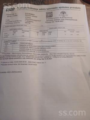 Черный Сузуки Гранд Витара 2007 в Валмиера, объемом двигателя 2.00 л и пробегом 387 тыс. км за 2500 €, фото 13 на AUTOMOTO.COM.LV
