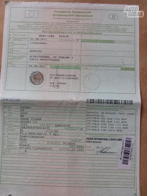 Сузуки Гранд Витара 2011 в Гаргждай, объемом двигателя 1.90 л и пробегом 224 тыс. км за 4950 €, фото 28 на AUTOMOTO.COM.LV