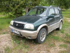 Зеленый Сузуки Гранд Витара 2002 в Цесис, объемом двигателя 2.00 л и пробегом 240 тыс. км за 550 €, фото  на AUTOMOTO.COM.LV