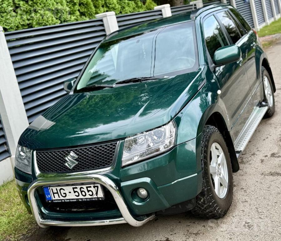 Zaļš Suzuki grand-vitara 2006 Rīga, ar dzinēja tilpumu 2.00 L un nobraukumu 0 tūkst. km par 2750 €, foto 2 vietnē AUTOMOTO.COM.LV