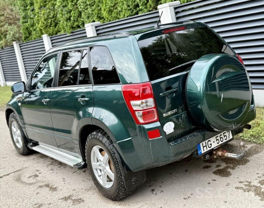 Zaļš Suzuki grand-vitara 2006 Rīga, ar dzinēja tilpumu 2.00 L un nobraukumu 0 tūkst. km par 2750 €, foto 6 vietnē AUTOMOTO.COM.LV