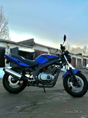 Blue Suzuki GS 500 2005 in Tallinn, with an engine capacity of 0.49 L and mileage of 14 thousand km for 1800 €, photo 2 on AUTOMOTO.COM.LV