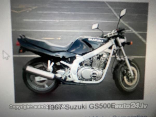 Grey Suzuki GS 500 1997 in Tartu, with an engine capacity of 0.49 L and mileage of 47 thousand km for 900 €, photo 1 on AUTOMOTO.COM.LV