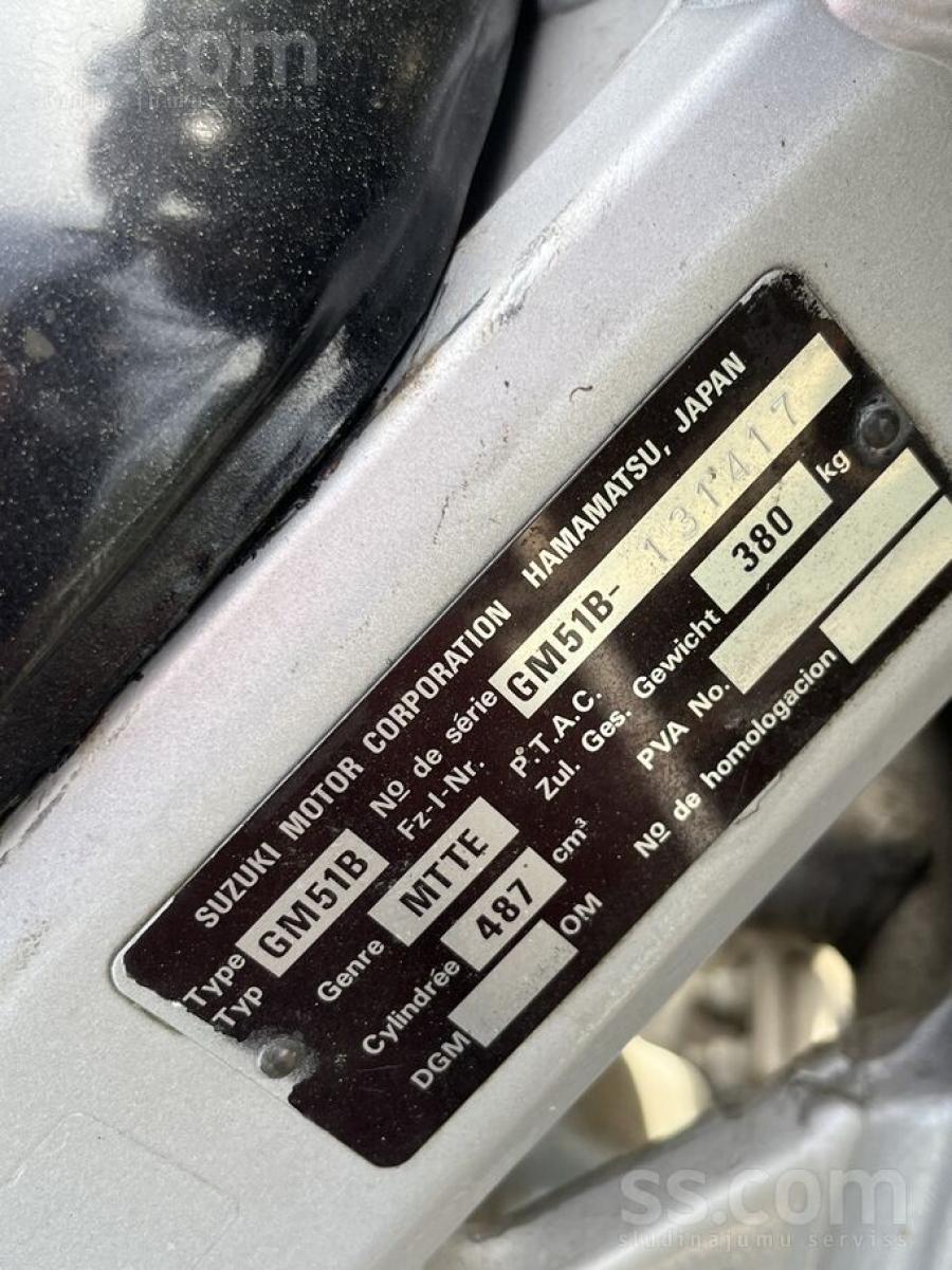 Сузуки GS 500 1995 в Лимбажи, объемом двигателя 0.49 л и пробегом 0 тыс. км за 1430 €, фото 3 на AUTOMOTO.COM.LV