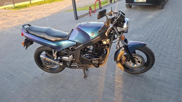 Violets Suzuki GS 1993 Plungė, ar dzinēja tilpumu 0.49 L un nobraukumu 18 tūkst. km par 900 €, foto 7 vietnē AUTOMOTO.COM.LV