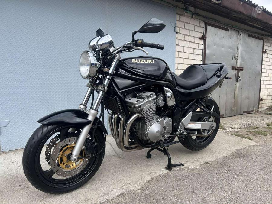 Black Suzuki GSF 1999 in Birstonas, with an engine capacity of 0.60 L and mileage of 38 thousand km for 1550 €, photo 3 on AUTOMOTO.COM.LV