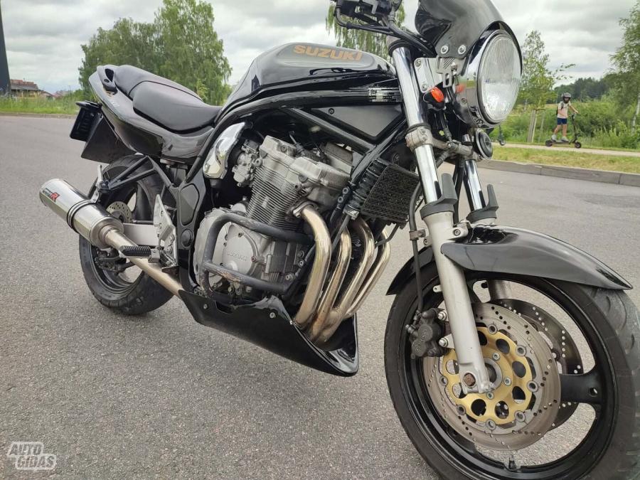 Black Suzuki GSF 1999 in Alytus, with an engine capacity of 0.60 L and mileage of 87 thousand km for 1350 €, photo 1 on AUTOMOTO.COM.LV