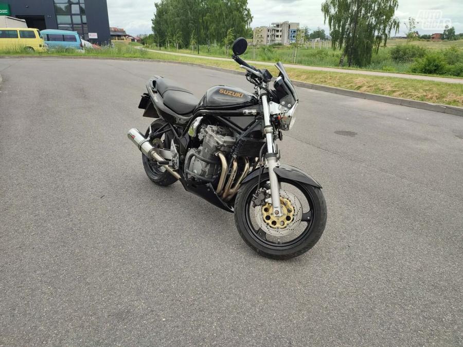 Black Suzuki GSF 1999 in Alytus, with an engine capacity of 0.60 L and mileage of 87 thousand km for 1350 €, photo 3 on AUTOMOTO.COM.LV