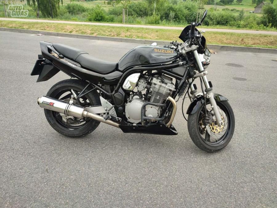Black Suzuki GSF 1999 in Alytus, with an engine capacity of 0.60 L and mileage of 87 thousand km for 1350 €, photo 4 on AUTOMOTO.COM.LV
