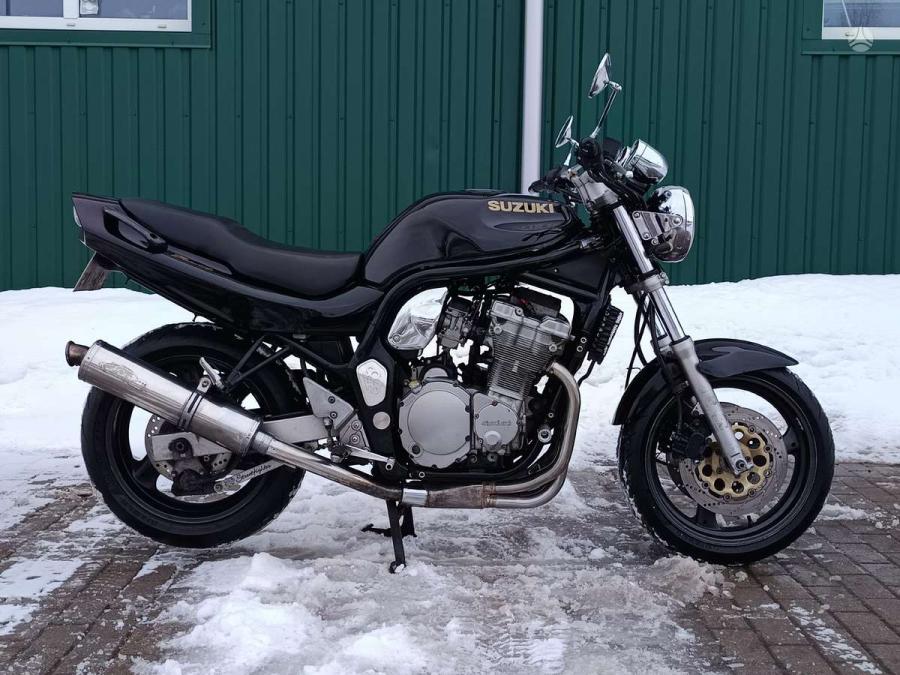 Melns Suzuki GSF 2000 Telšiai, ar dzinēja tilpumu 0.60 L un nobraukumu 57 tūkst. km par 1400 €, foto 3 vietnē AUTOMOTO.COM.LV
