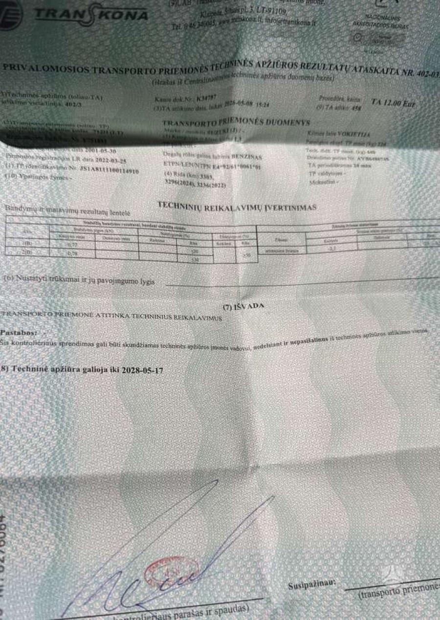 Черный Сузуки GSF 2001 в Шилуте, объемом двигателя 0.60 л и пробегом 33 тыс. км за 1499 €, фото 15 на AUTOMOTO.COM.LV