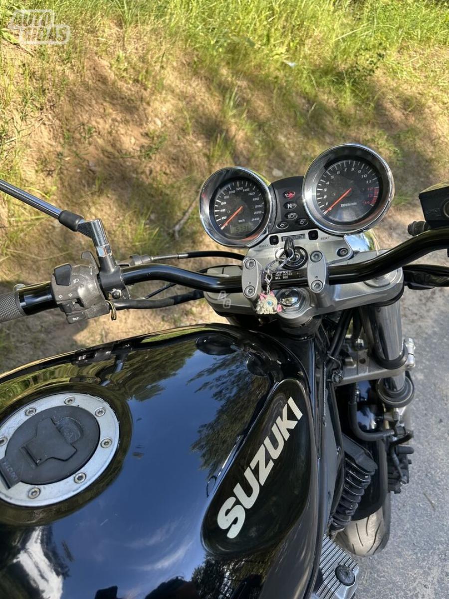 Black Suzuki GSF 2002 in Vilnius, with an engine capacity of 0.60 L and mileage of 57 thousand km for 2200 €, photo 7 on AUTOMOTO.COM.LV