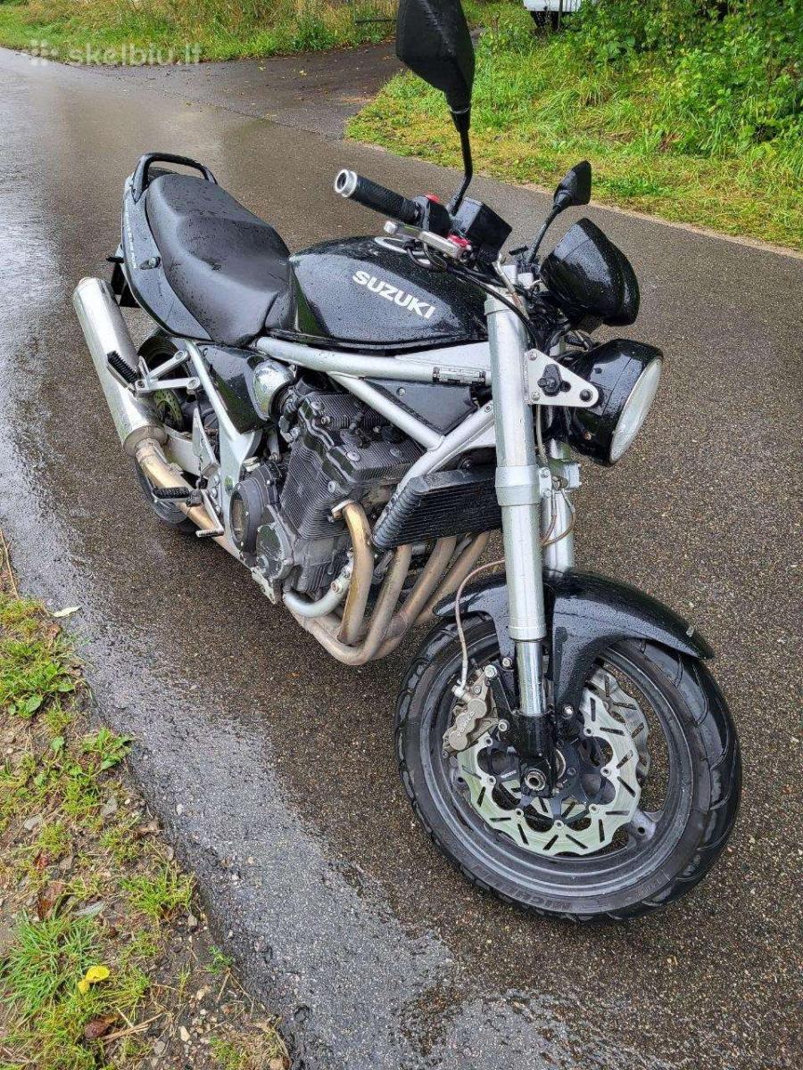Black Suzuki GSF 2002 in Panevezys, with an engine capacity of 1.20 L and mileage of 24 thousand km for 1650 €, photo 8 on AUTOMOTO.COM.LV