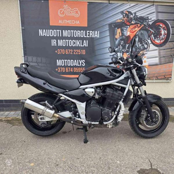 Black Suzuki GSF 2006 in Panevezys, with an engine capacity of 1.20 L and mileage of 58 thousand km for 2250 €, photo 5 on AUTOMOTO.COM.LV
