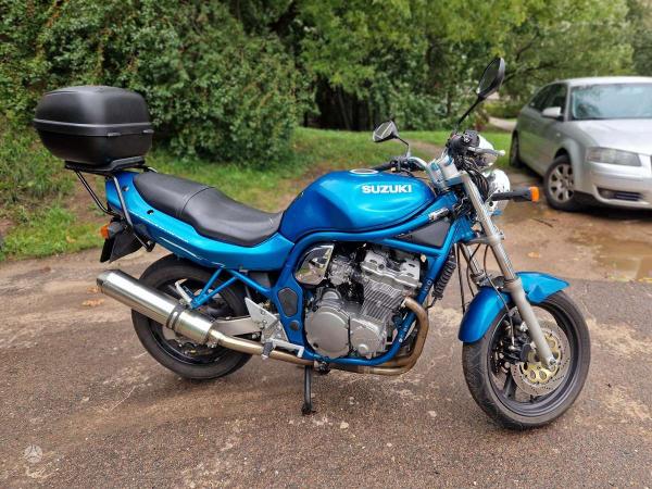 Zils Suzuki GSF 1996 Viļņa, ar dzinēja tilpumu 0.60 L un nobraukumu 38 tūkst. km par 1100 €, foto 8 vietnē AUTOMOTO.COM.LV