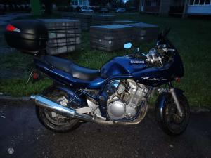 Zils Suzuki GSF 1999 Širvintos, ar dzinēja tilpumu 0.60 L un nobraukumu 22 tūkst. km par 1000 €, foto 15 vietnē AUTOMOTO.COM.LV