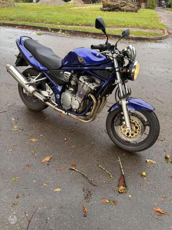 Blue Suzuki GSF 2000 in Taurage, with an engine capacity of 0.60 L and mileage of 36 thousand km for 1000 €, photo 3 on AUTOMOTO.COM.LV