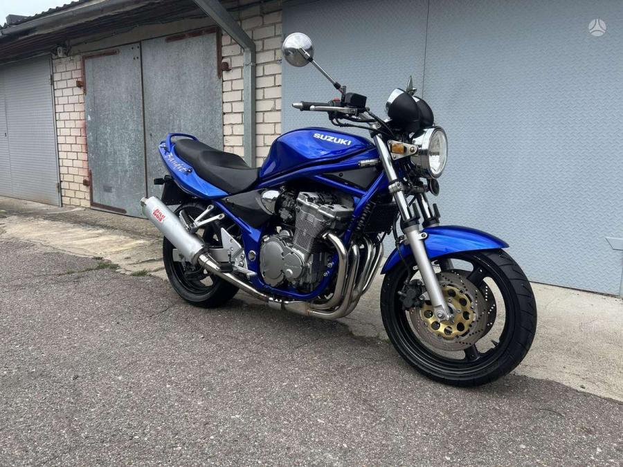 Blue Suzuki GSF 2001 in Birstonas, with an engine capacity of 0.60 L and mileage of 34 thousand km for 1999 €, photo 1 on AUTOMOTO.COM.LV