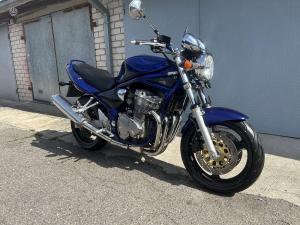 Blue Suzuki GSF 2001 in Birstonas, with an engine capacity of 0.60 L and mileage of 25 thousand km for 1999 €, photo  on AUTOMOTO.COM.LV