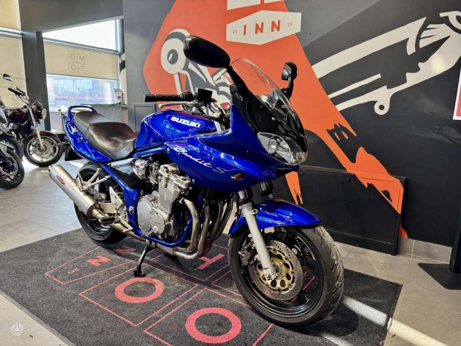 Zils Suzuki GSF 2002 Viļņa, ar dzinēja tilpumu 0.60 L un nobraukumu 48 tūkst. km par 1999 €, foto 5 vietnē AUTOMOTO.COM.LV