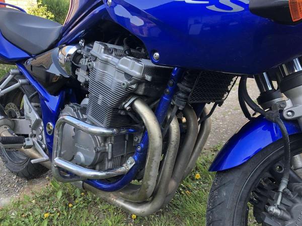 Синий Сузуки GSF 2002 в Вилкавишкис, объемом двигателя 0.60 л и пробегом 47 тыс. км за 1299 €, фото 3 на AUTOMOTO.COM.LV