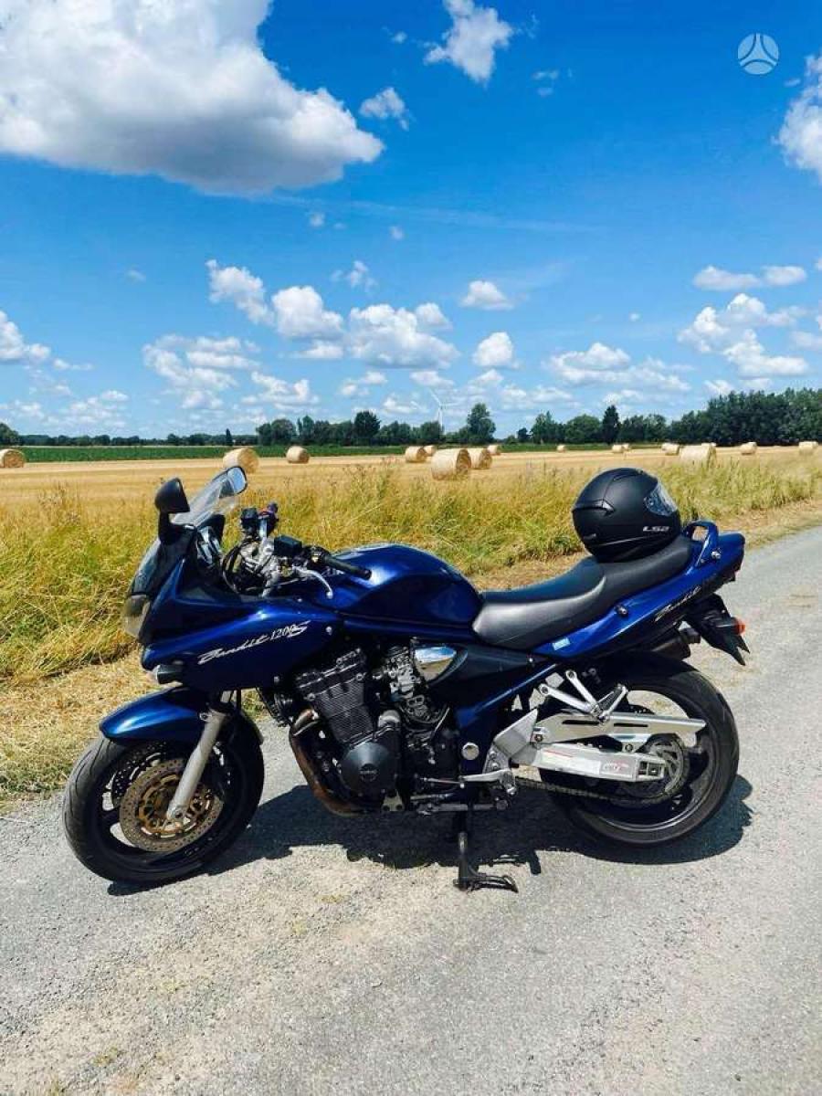Blue Suzuki GSF 2002 in Vilnius, with an engine capacity of 1.20 L and mileage of 52 thousand km for 1690 €, photo 5 on AUTOMOTO.COM.LV