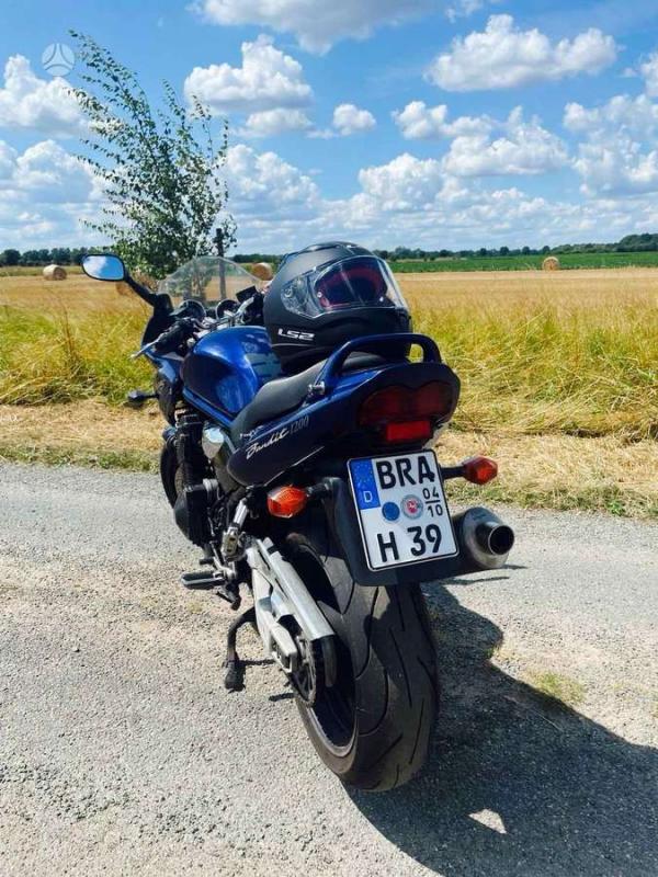 Blue Suzuki GSF 2002 in Vilnius, with an engine capacity of 1.20 L and mileage of 52 thousand km for 1690 €, photo 8 on AUTOMOTO.COM.LV