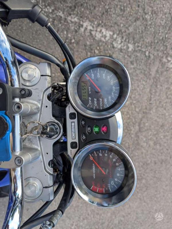 Zils Suzuki GSF 2003 Kauņa, ar dzinēja tilpumu 0.60 L un nobraukumu 56 tūkst. km par 1300 €, foto 9 vietnē AUTOMOTO.COM.LV