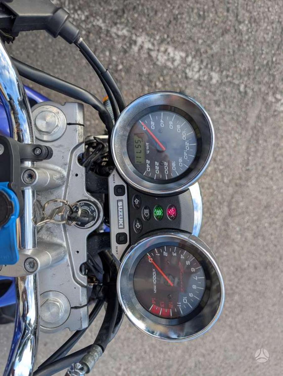 Zils Suzuki GSF 2003 Kauņa, ar dzinēja tilpumu 0.60 L un nobraukumu 56 tūkst. km par 1300 €, foto 9 vietnē AUTOMOTO.COM.LV