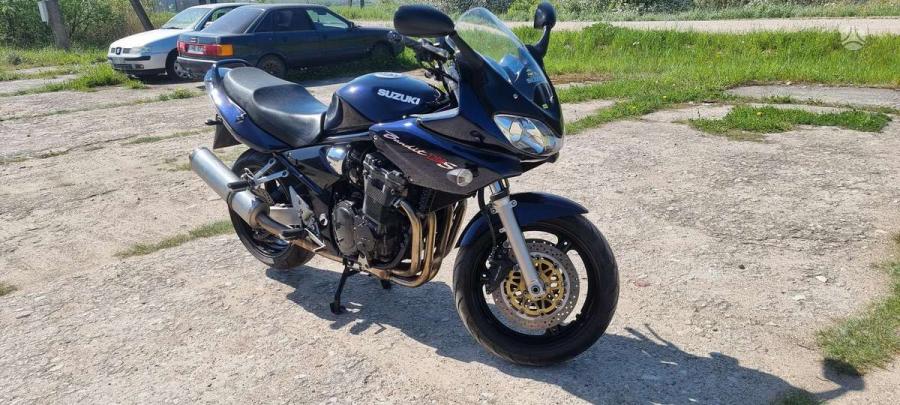 Blue Suzuki GSF 2004 in Alytus, with an engine capacity of 1.20 L and mileage of 57 thousand km for 2000 €, photo 14 on AUTOMOTO.COM.LV