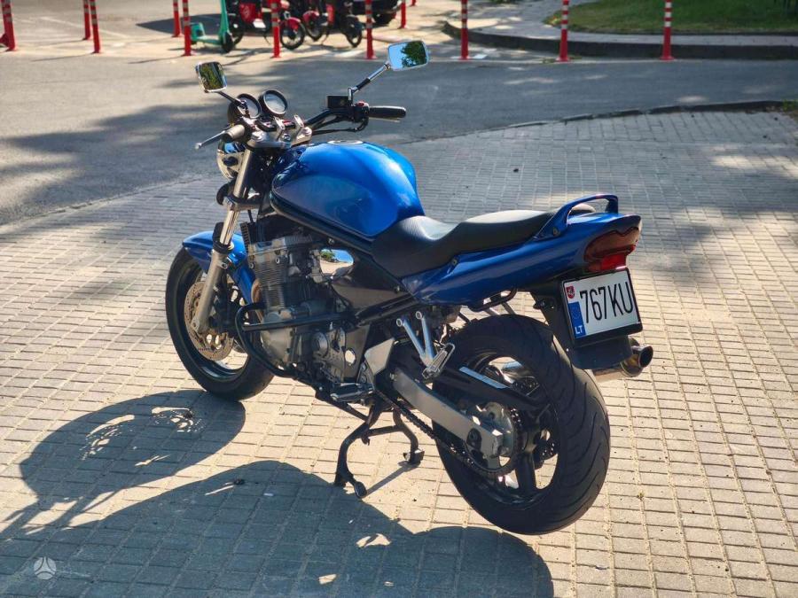 Синий Сузуки GSF 2005 в Вильнюс, объемом двигателя 0.60 л и пробегом 62 тыс. км за 1600 €, фото 7 на AUTOMOTO.COM.LV