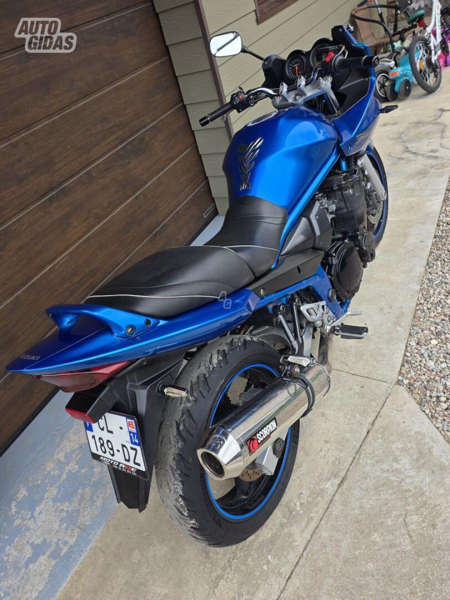 Zils Suzuki GSF 2007 Pasvalys, ar dzinēja tilpumu 0.65 L un nobraukumu 49 tūkst. km par 1499 €, foto 13 vietnē AUTOMOTO.COM.LV