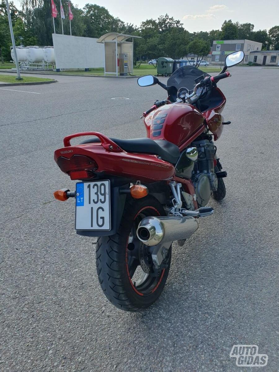 Red Suzuki GSF 2002 in Alytus, with an engine capacity of 0.60 L and mileage of 41 thousand km for 1650 €, photo 13 on AUTOMOTO.COM.LV