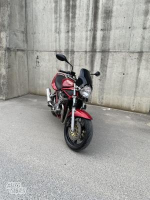 Sarkans Suzuki GSF 2002 Klaipėda, ar dzinēja tilpumu 0.60 L un nobraukumu 0 tūkst. km par 1850 €, foto  vietnē AUTOMOTO.COM.LV