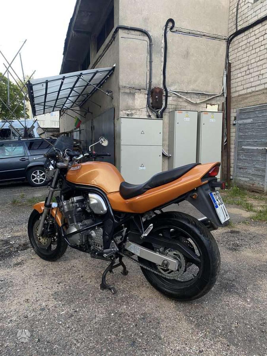 Yellow Suzuki GSF 1997 in Vilnius, with an engine capacity of 0.60 L and mileage of 84 thousand km for 2150 €, photo 3 on AUTOMOTO.COM.LV