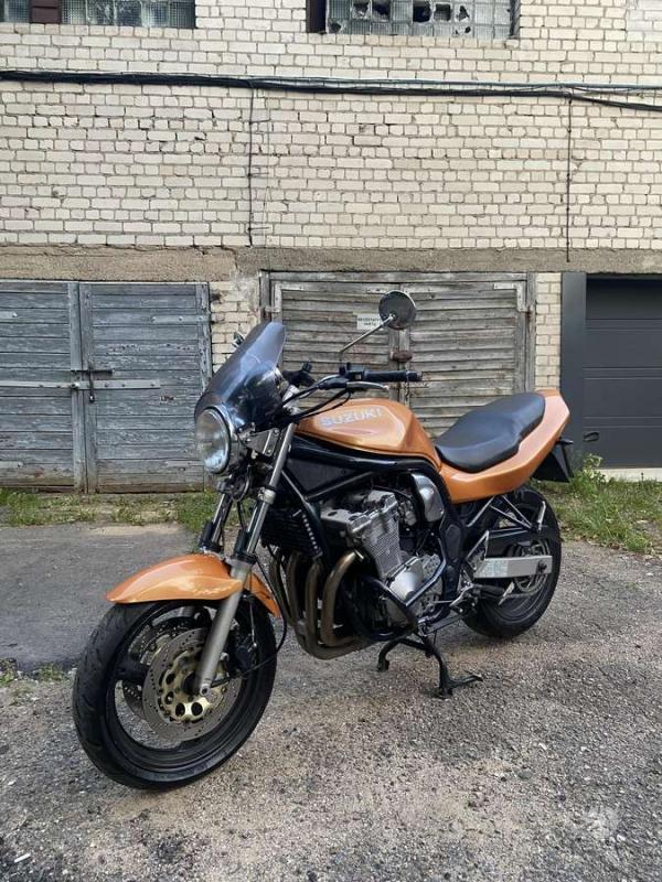 Dzeltens Suzuki GSF 1997 Viļņa, ar dzinēja tilpumu 0.60 L un nobraukumu 84 tūkst. km par 2150 €, foto 4 vietnē AUTOMOTO.COM.LV