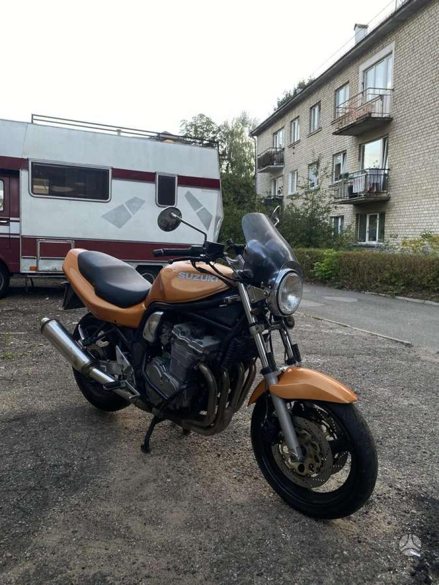 Yellow Suzuki GSF 1997 in Vilnius, with an engine capacity of 0.60 L and mileage of 84 thousand km for 2150 €, photo 6 on AUTOMOTO.COM.LV