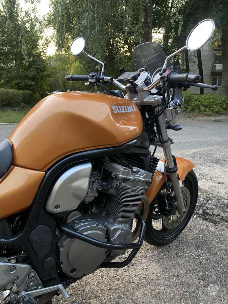 Yellow Suzuki GSF 1997 in Vilnius, with an engine capacity of 0.60 L and mileage of 84 thousand km for 2150 €, photo 8 on AUTOMOTO.COM.LV