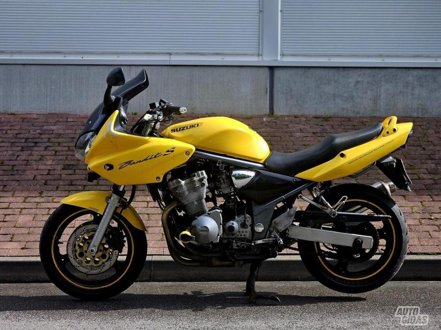 Dzeltens Suzuki GSF 2003 Viļņa, ar dzinēja tilpumu 0.60 L un nobraukumu 0 tūkst. km par 1250 €, foto 2 vietnē AUTOMOTO.COM.LV