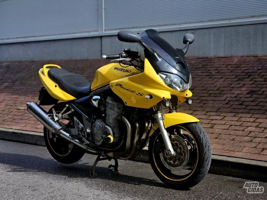 Dzeltens Suzuki GSF 2003 Viļņa, ar dzinēja tilpumu 0.60 L un nobraukumu 0 tūkst. km par 1250 €, foto 3 vietnē AUTOMOTO.COM.LV