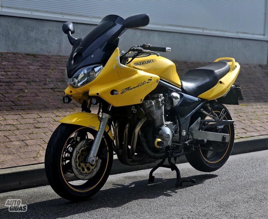 Dzeltens Suzuki GSF 2003 Viļņa, ar dzinēja tilpumu 0.60 L un nobraukumu 0 tūkst. km par 1250 €, foto 4 vietnē AUTOMOTO.COM.LV