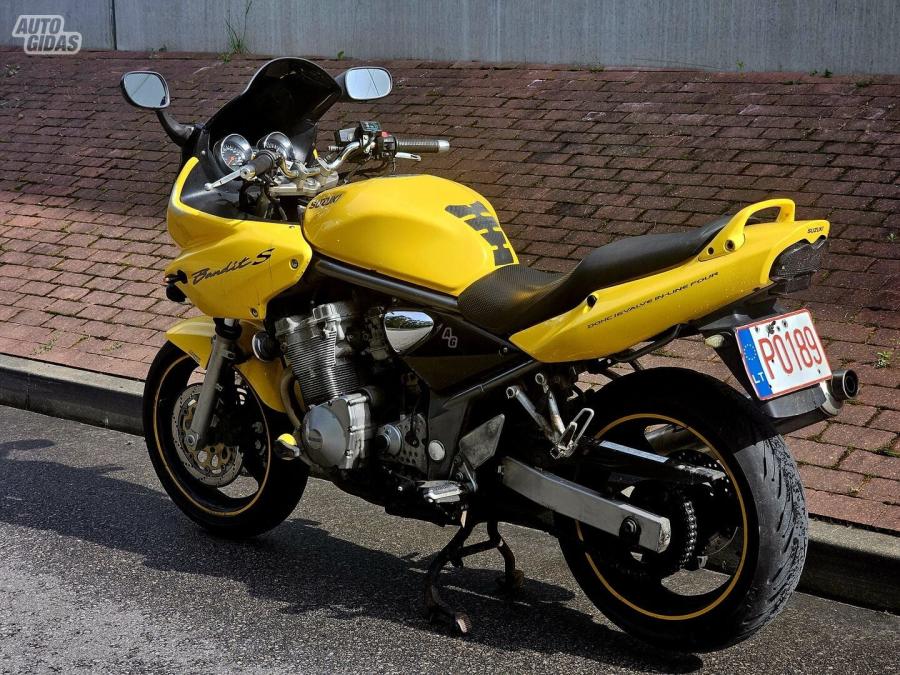 Dzeltens Suzuki GSF 2003 Viļņa, ar dzinēja tilpumu 0.60 L un nobraukumu 0 tūkst. km par 1250 €, foto 6 vietnē AUTOMOTO.COM.LV