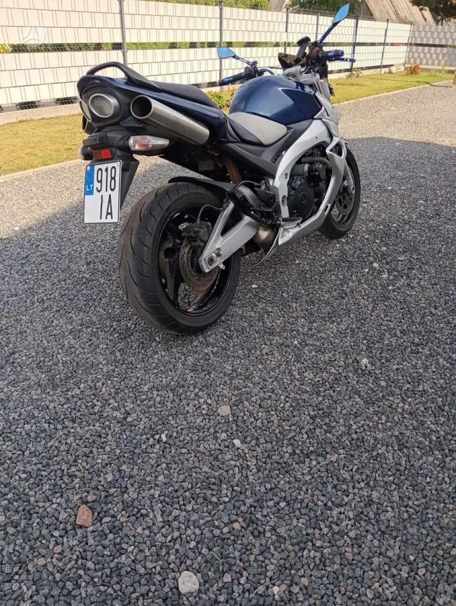 Blue Suzuki GSR 2006 in Kedainiai, with an engine capacity of 0.60 L and mileage of 44 thousand km for 2950 €, photo 7 on AUTOMOTO.COM.LV